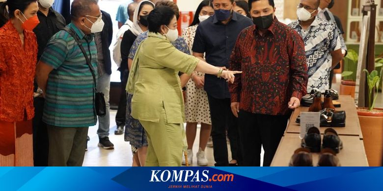 Kala Erick Thohir Mendampingi Megawati Keliling Sarinah...