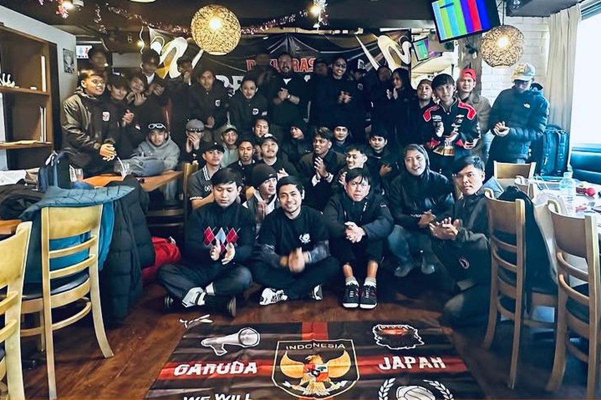 Jepang Vs Indonesia: Garuda Japan, Pekik Semangat Merah Putih di Negeri ...