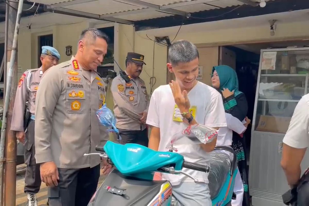 Casis Bintara yang Dibegal di Kebon Jeruk Dapat Hadiah Motor Baru