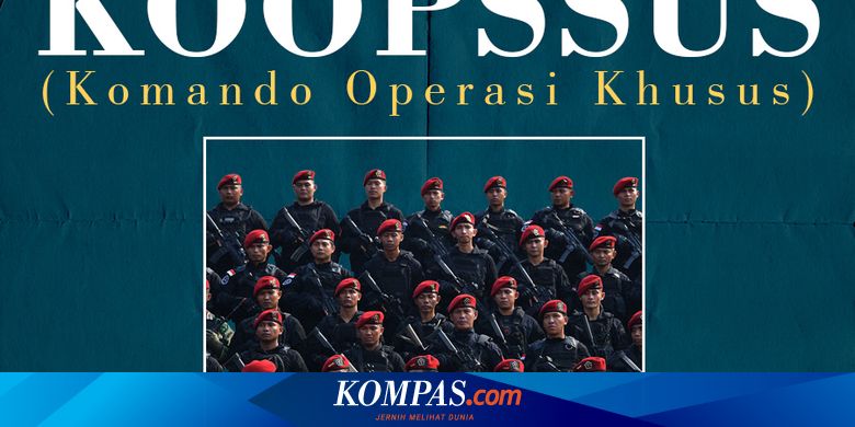 INFOGRAFIK: Mengenal Koopssus, Kesatuan Elite Gabungan 3 Matra TNI