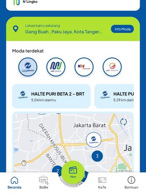 Foto : Cara Pesan Tiket Transportasi Umum di Jakarta Pakai Aplikasi ...
