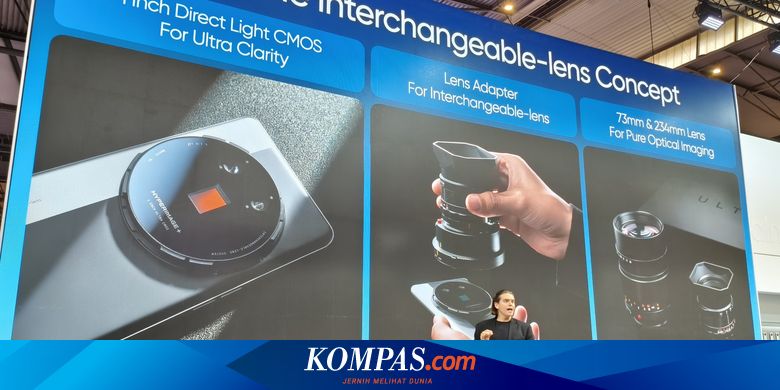 Realme Umumkan Interchangeable-Lens Concept, HP Bisa Pakai Lensa Kamera ...