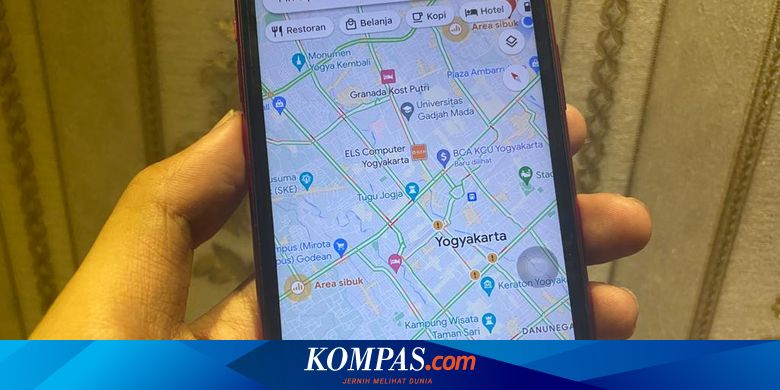 Arti Warna Jalan Biru, Hijau, Abu-abu, Kuning, dan Merah di Google Maps