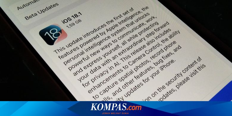 Fitur-fitur iOS 18.1 yang Baru Dirilis, Akhirnya Ada Apple Intelligence