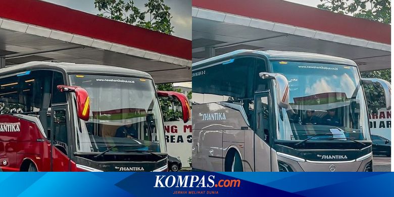 PO Shantika Rilis 4 Bus Baru Pakai Kelir Berbeda