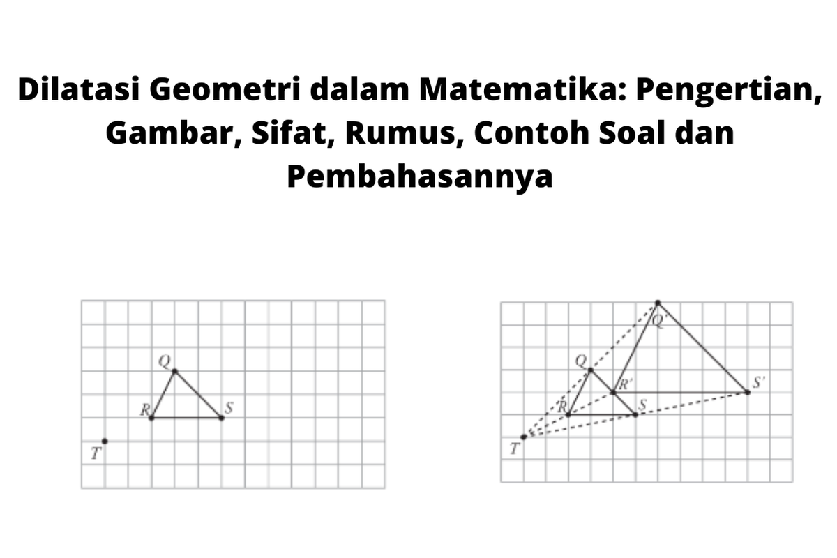 Dilatasi Geometri dalam Matematika: Pengertian, Gambar, Sifat, Rumus ...