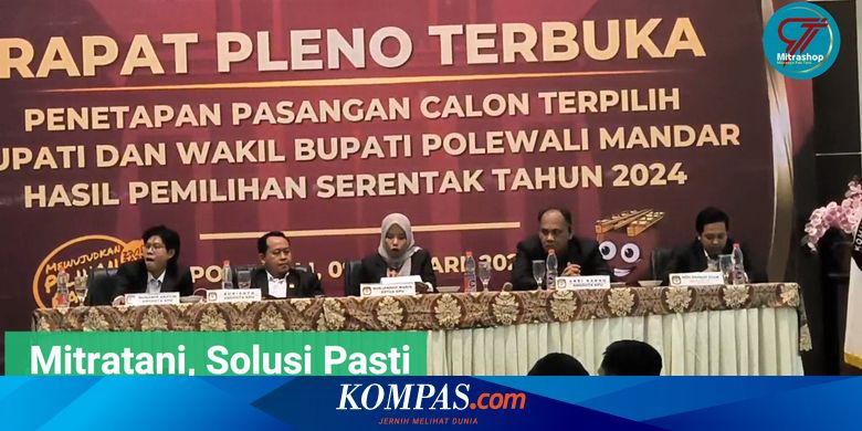 Samsul Mahmud-Andi Nursami Ditetapkan sebagai Bupati dan Wabup Polewali ...