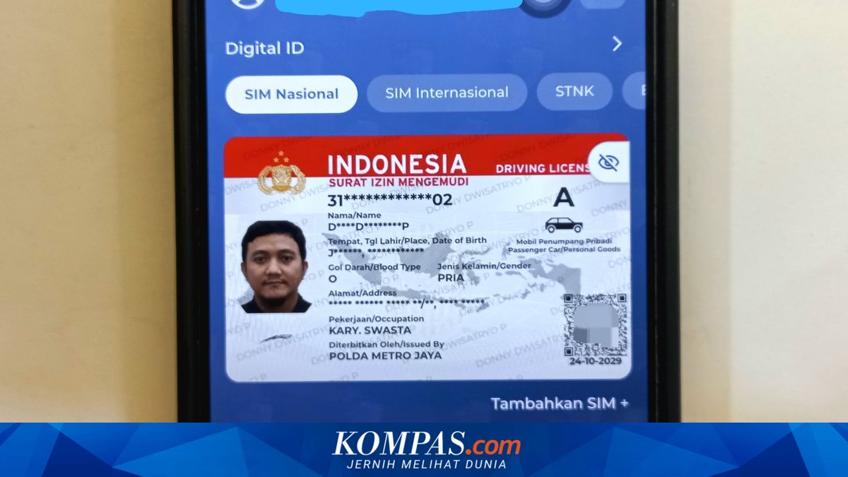 Cara Bikin SIM Digital Lewat HP, Tak Perlu Repot Bawa Kartu (Video)