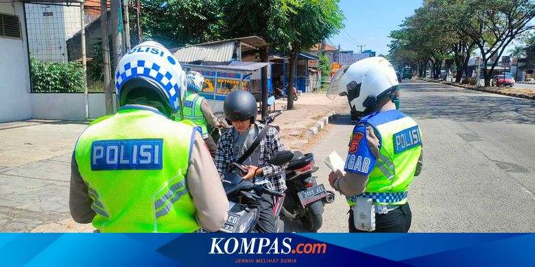 Hari Pertama Tilang Manual di Kabupaten Bandung, 45 Pengendara Ditilang