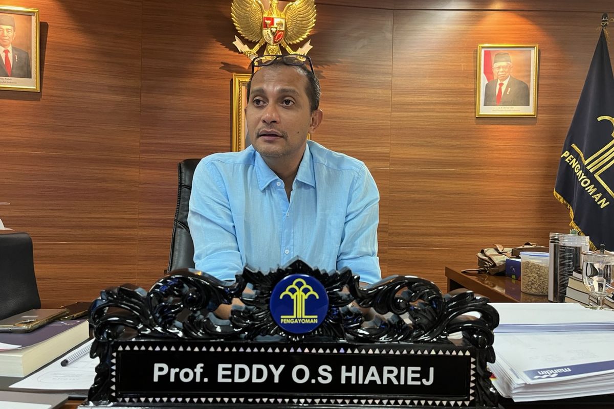 Sakit, Wamenkumham Eddy Hiariej Tak Hadir Pemeriksaan di KPK
