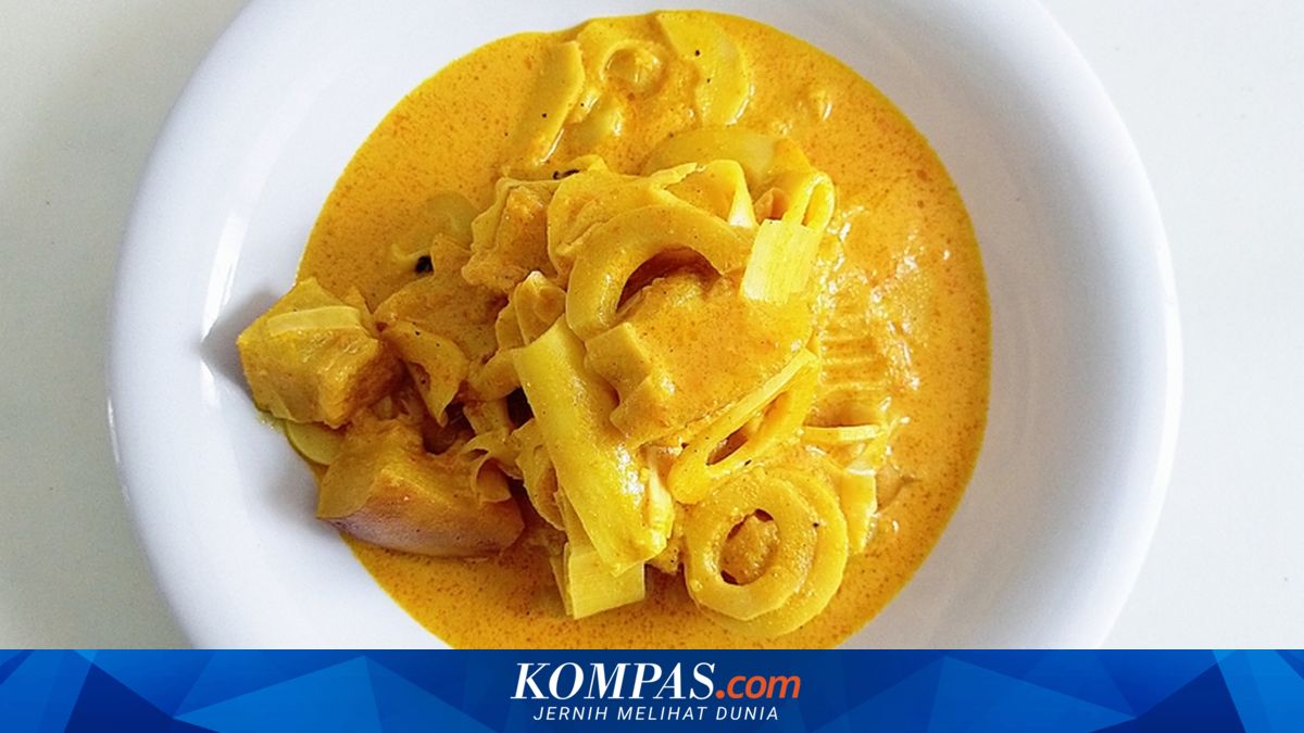 Resep Sayur Rebung Santan, Sajikan dengan Lontong