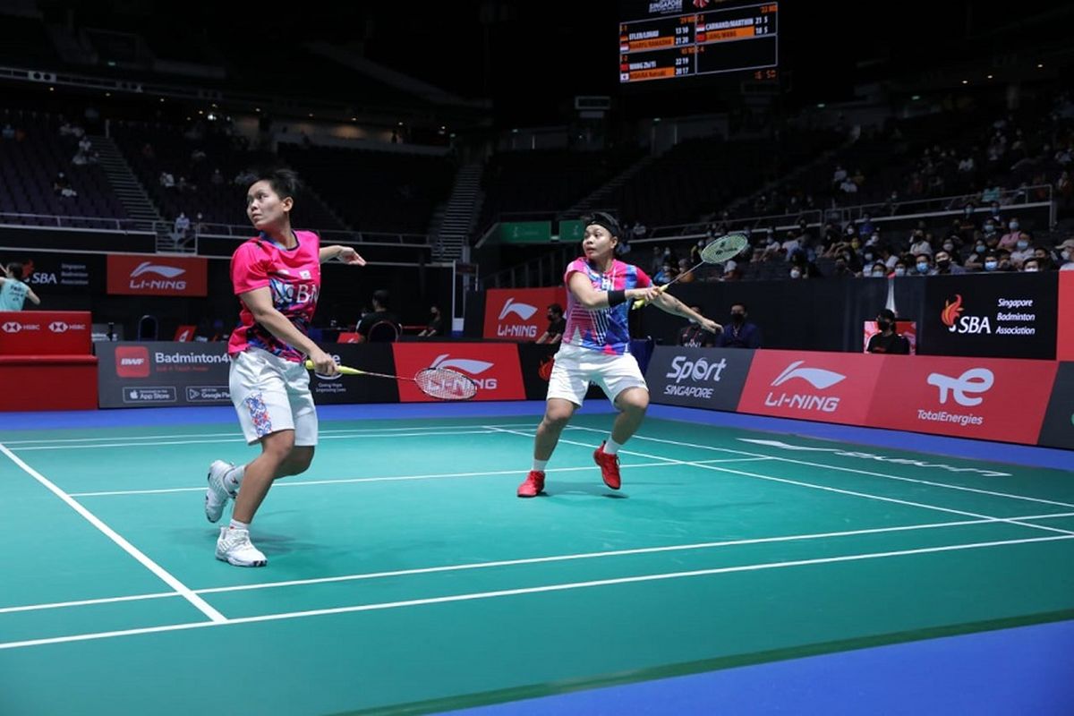 Hasil Singapore Open 2022: Apriyani/Fadia Hanya Perlu 26 Menit Raih Tiket Semifinal