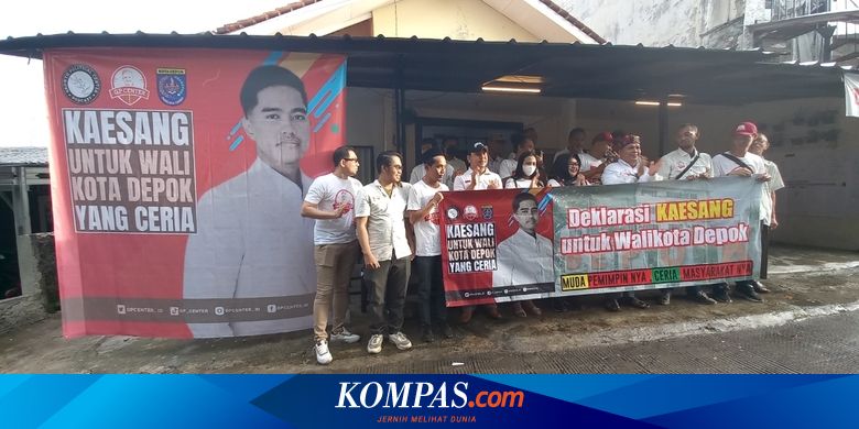 Muncul Poster Dukungan Kaesang untuk Jadi Wali Kota Depok, Gibran: Wkwkwkwkkwk