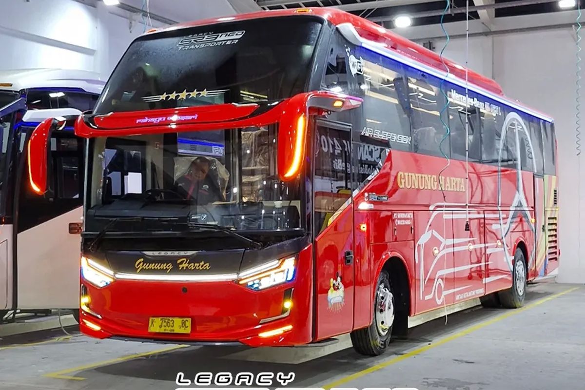 PO Gunung Harta Tambah Bus Baru, Bodi Legacy SR3 Paling Mewah