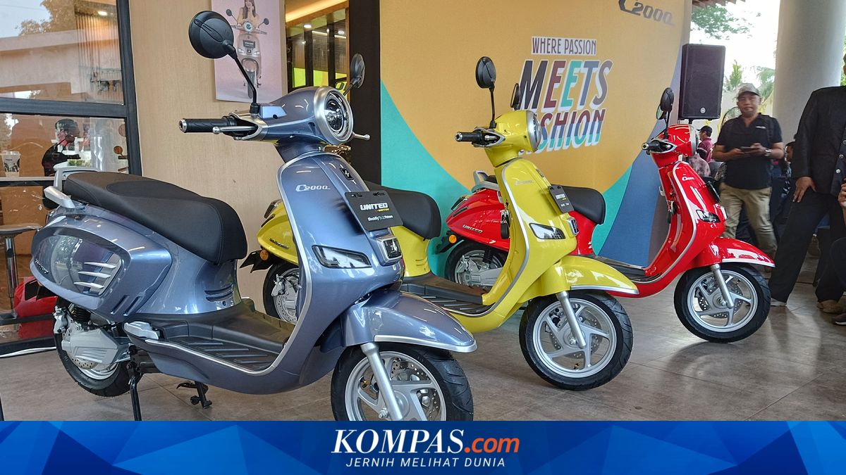 Spesifikasi United E-Motor C2000, Pakai Dua Baterai Tembus 130 Km