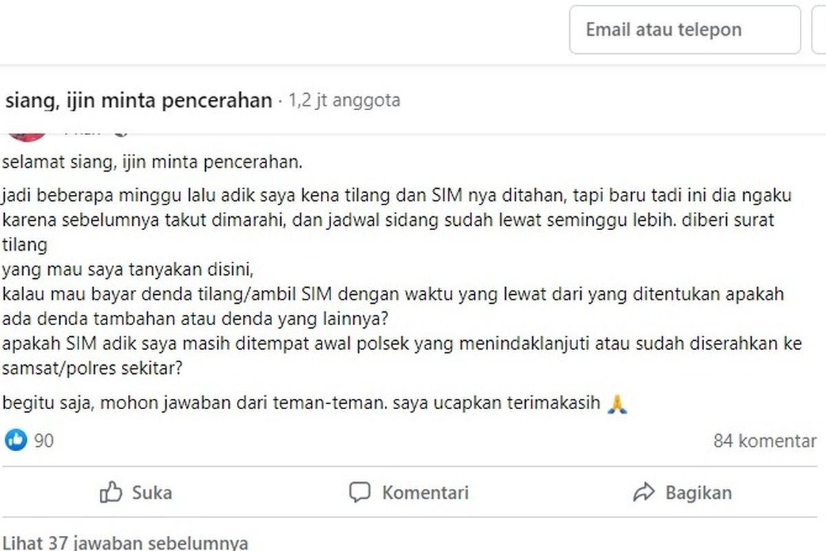 Mengambil SIM dan STNK yang Ditilang tapi Sudah Lewat Masa Sidang ...