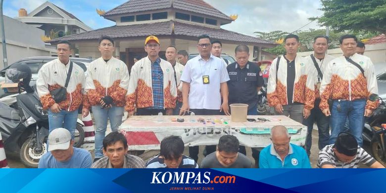 Kampung Narkoba di Palembang Digerebek Polisi, 6 Orang Ditangkap