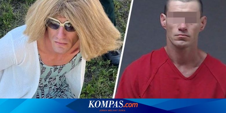 Pria Ini Menyamar Jadi Wanita Agar Terhindar Penangkapan Tapi Gagal