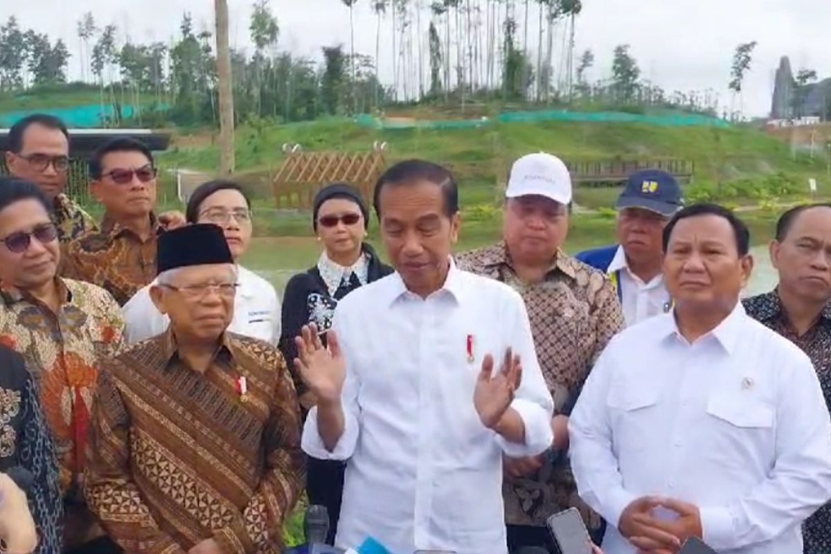 Ajak Para Menteri Sidang Kabinet di IKN, Jokowi: Udaranya Segar dan Bersih