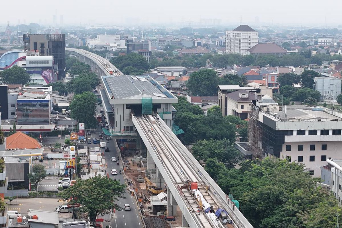 Progres LRT Velodrome-Manggarai Lebih Cepat, Tembus 75,37 Persen
