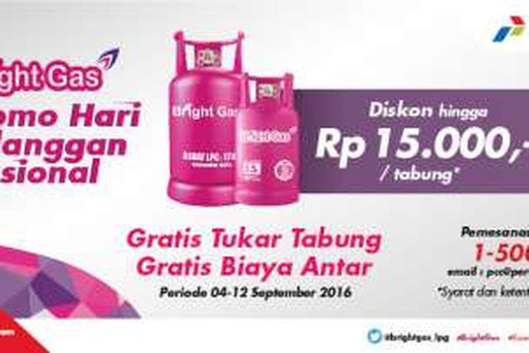 Apresiasi Pelanggan Setia Bright Gas, Pertamina Gelar Promo Lagi