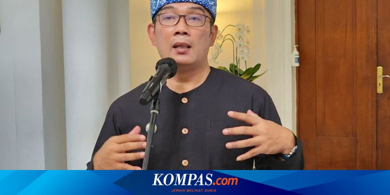 Elektabilitas Tertinggi sebagai Cawapres di Survei Litbang "Kompas", Ridwan Kamil: Bahan ...