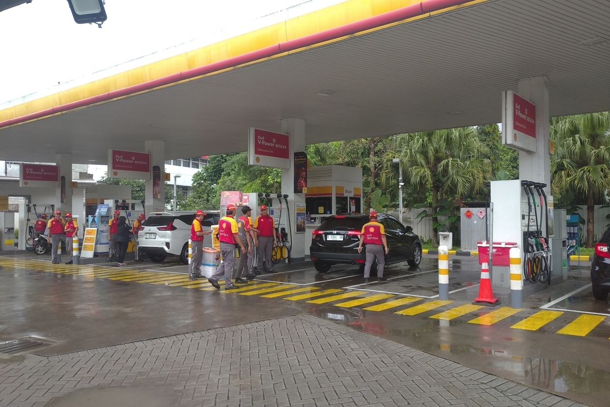 BBM di SPBU Shell Pasteur Bandung Masih Ada, Namun Begini Kondisinya...