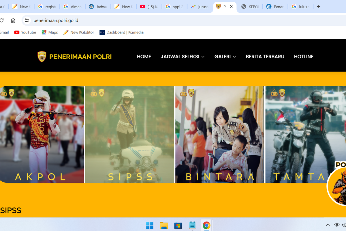 Penerimaan Polri SIPSS 2025, Cek Jadwalnya