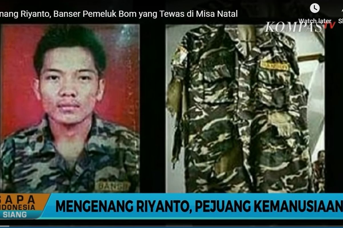 Mengenang 22 Tahun Kepergian Riyanto, Anggota Banser yang Membuang Tas ...