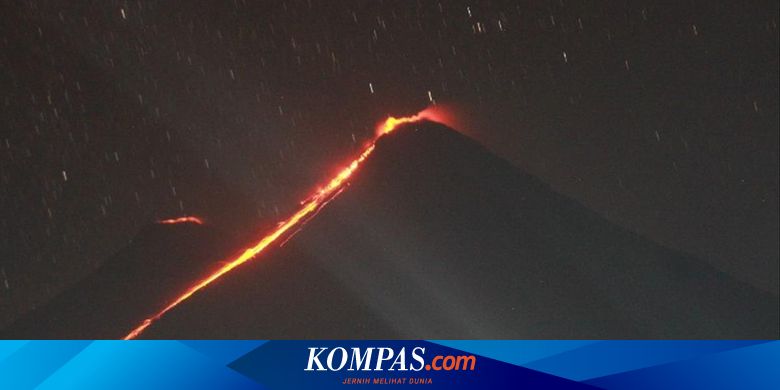 Aliran Magma Gunung Karangetang Menuju Permukaan