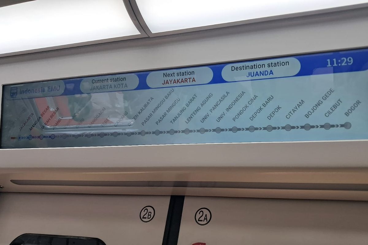 KRL Baru Mulai Beroperasi, Interior Modern dengan Sentuhan Digital