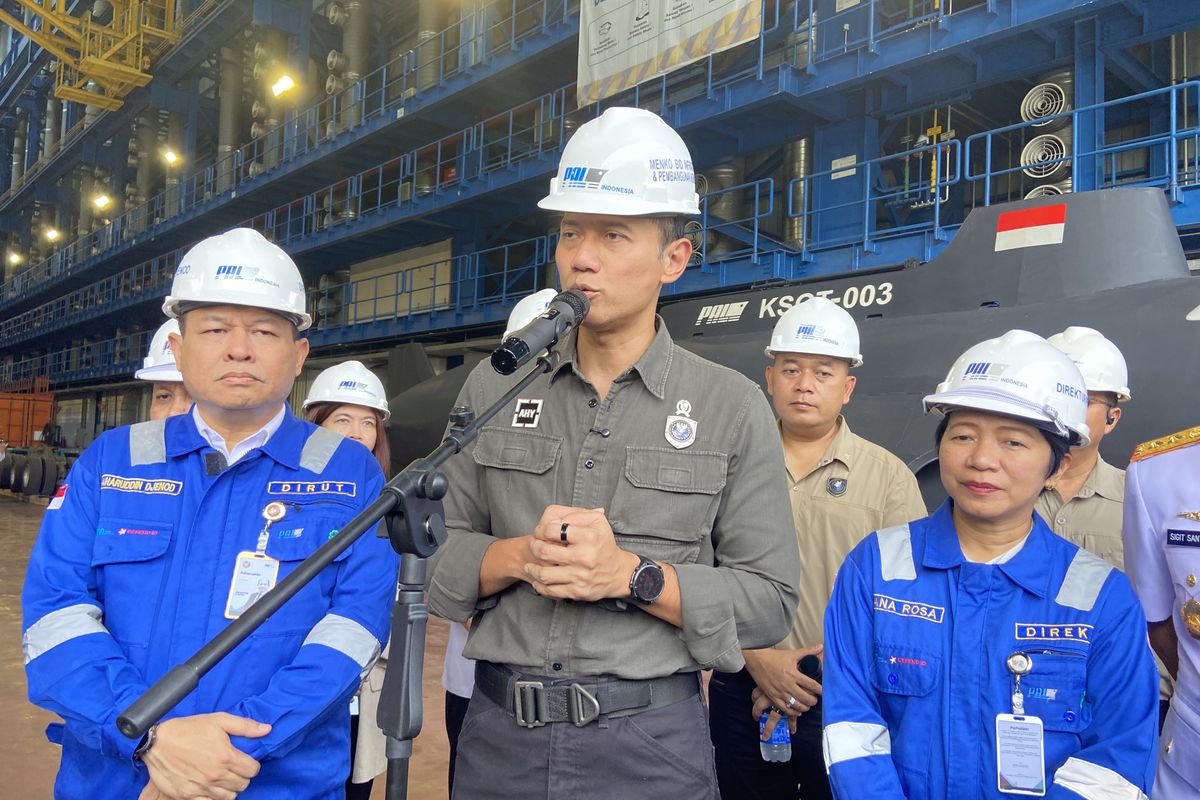AHY Klaim Negara Sahabat Banyak Pesan Kapal Perang dari PT PAL Indonesia