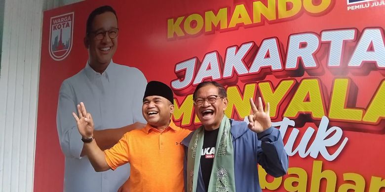 Foto : Jubir Anies Baswedan Hadiri Kampanye Pramono Anung, Foto Pose ...
