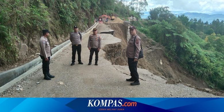 Wisatawan Diimbau Tidak Berkeliling Samosir, Jalan Penghubung 2 Kecamatan Terputus Longsor