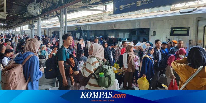 Puncak Arus Balik Libur Idul Adha, 197.183 Tiket Kereta Api Ludes Terjual