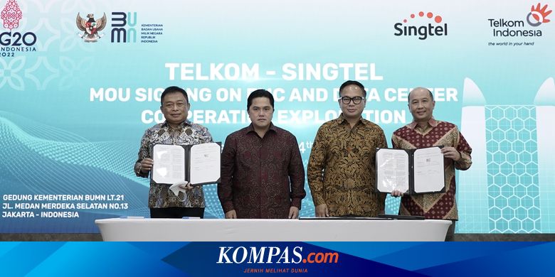 Telkom-Singtel Kolaborasi Kembangkan Data Center dan Bisnis Broadband
