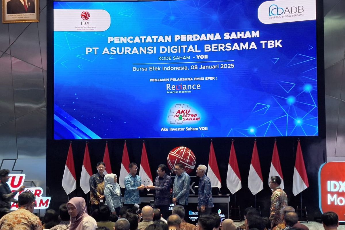 Listing di Bursa Efek, Saham Emiten Asuransi YOII Tumbuh 23 Persen