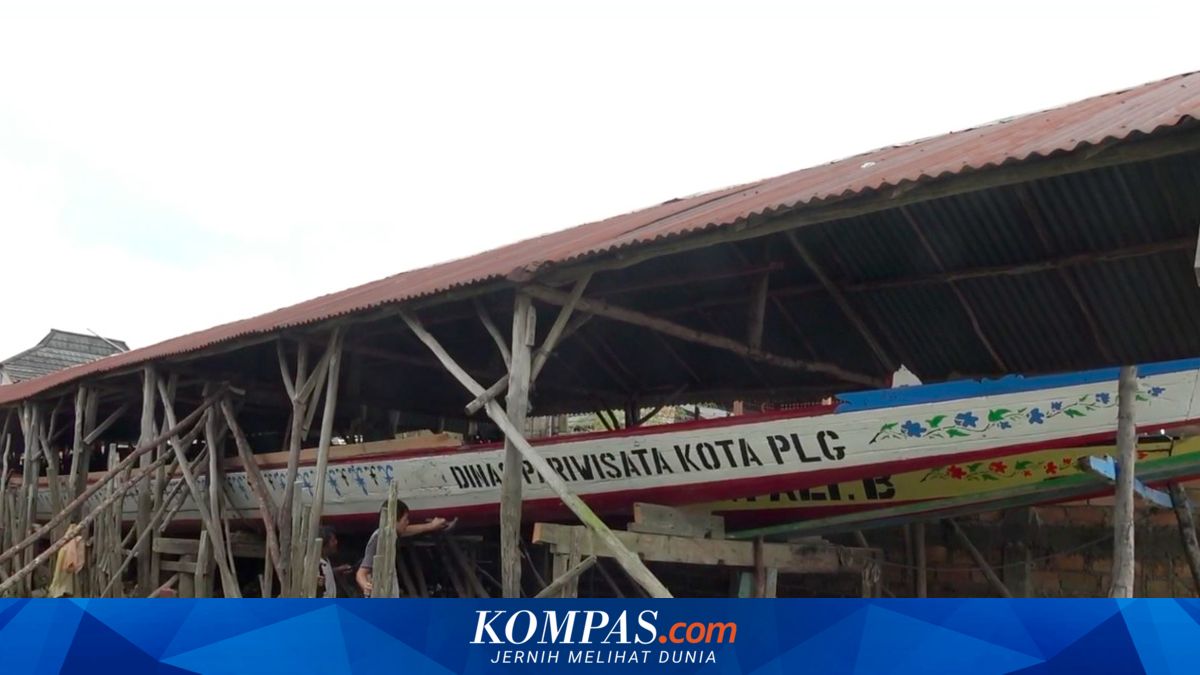 Melihat Perajin Perahu Bidar di Palembang Jelang HUT RI ke-80