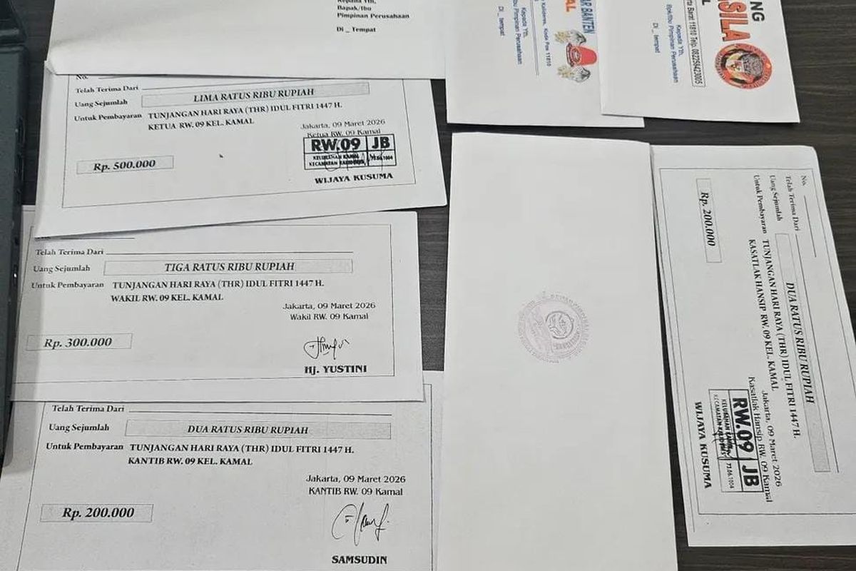 Ketua RW di Kalideres Klaim Tak Pernah Patok Nominal THR ke Perusahaan