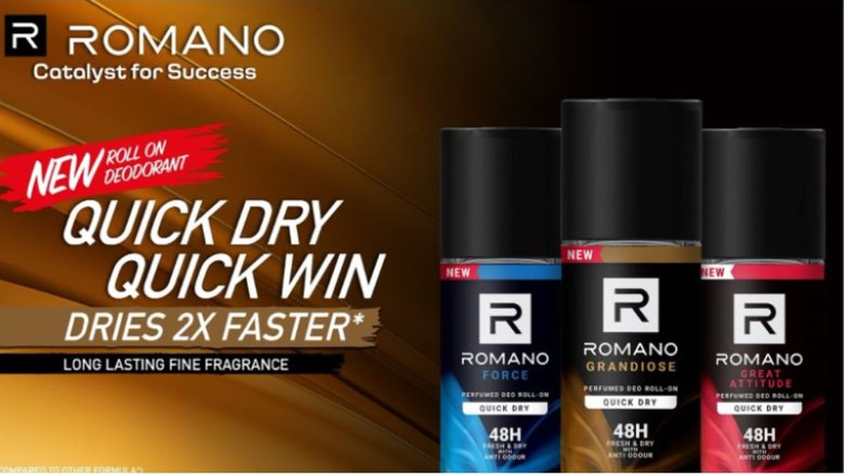 Romano Luncurkan Tiga Varian Roll-On Deodorant untuk Pria Aktif dan Dinamis