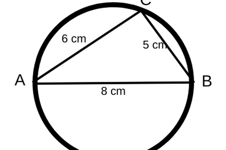 Cara Mencari Jari-jari Lingkaran Luar Segitiga