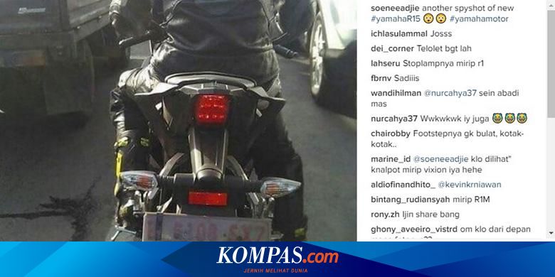 Buntut Yamaha R15 Terbaru Mulai Viral
