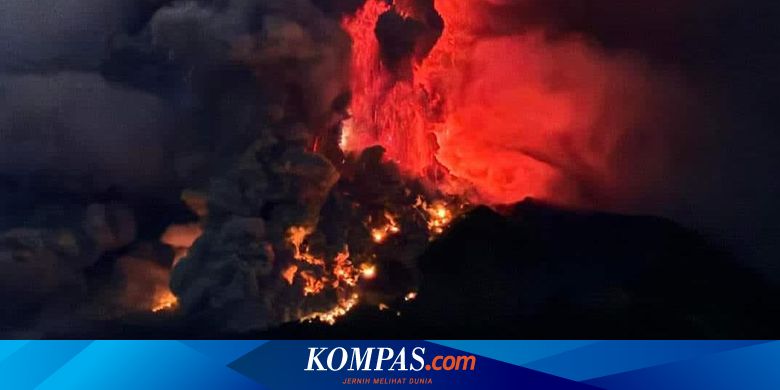 Profil Gunung Ruang, dari Lokasi hingga Sejarah Erupsi