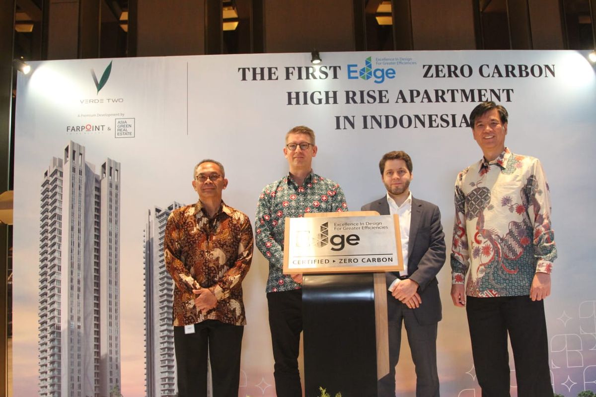 Verde Two Raih Sertifikat EDGE Zero Carbon