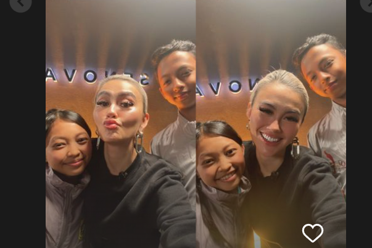 Agnez Mo Akhirnya Bertemu Dua Murid SMPN 1 Ciawi yang Jago Dansa