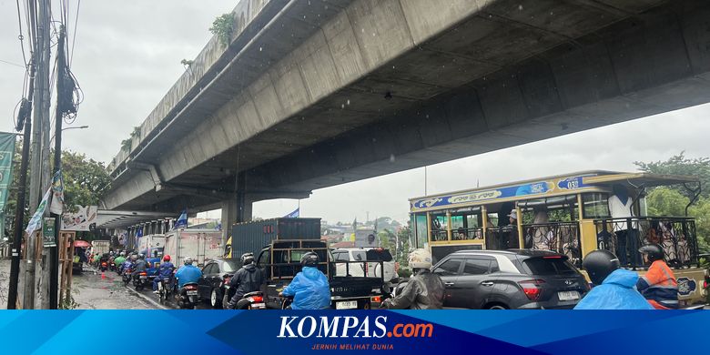 Ada Pembangunan Saluran Penghubung di Jalan Raya Bogor, Rekayasa Lalu ...