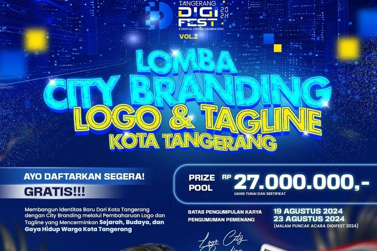 Digifest Vol. 2 Hadirkan Lomba City Branding Kota Tangerang, Berhadiah ...