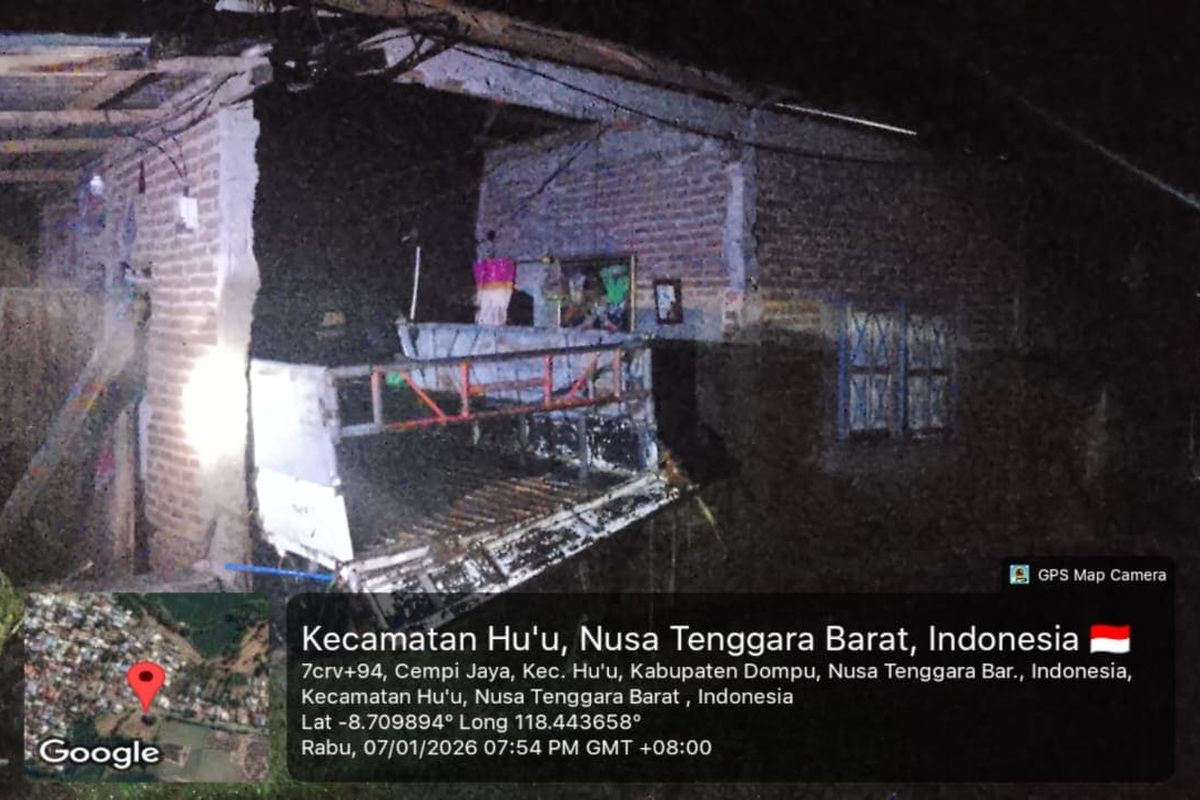 Banjir Bandang Terjang Dompu, Ratusan Rumah di Tiga Kecamatan Terendam