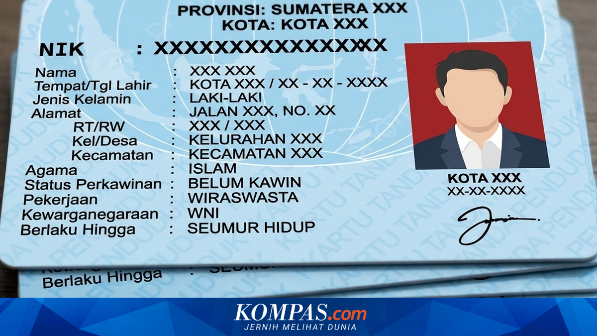 Warna Latar Belakang Foto KTP Punya Arti, Simak Penjelasannya