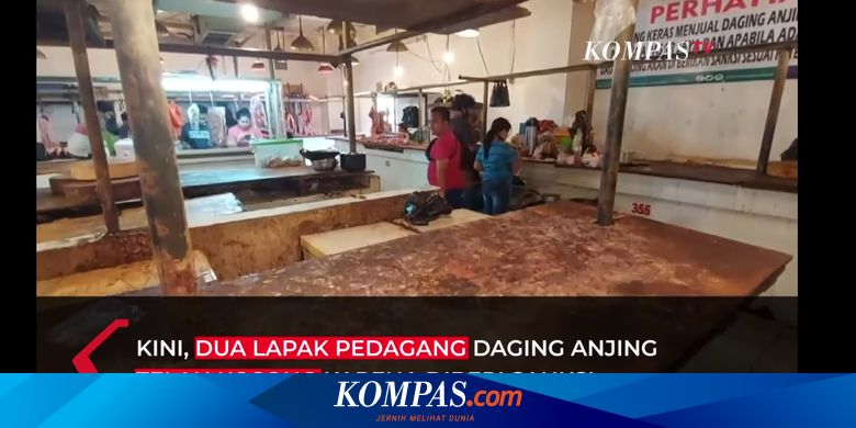Pedagang Daging Anjing di Pasar Senen Tutup Lapak